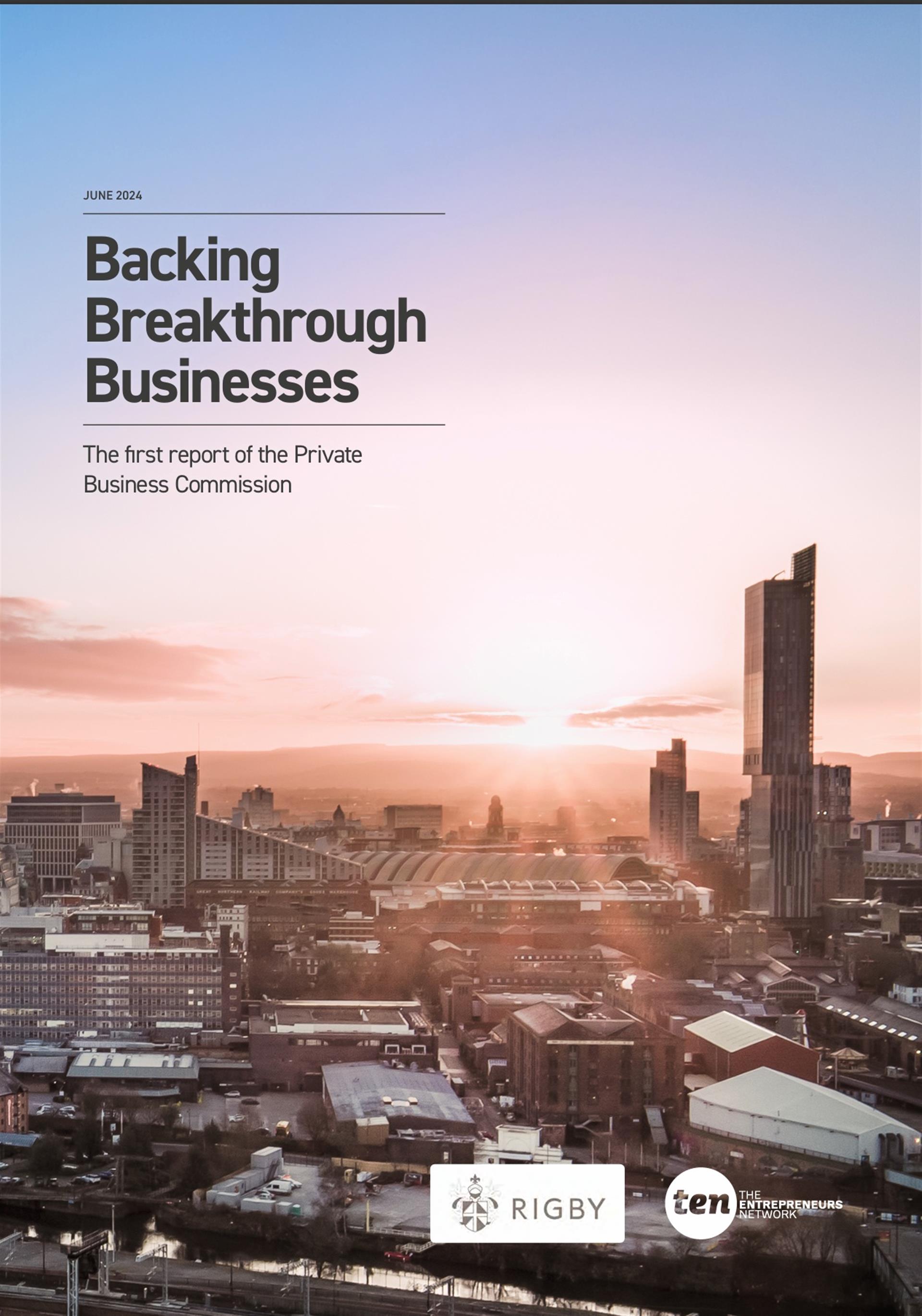Backing Breakthrough Businesses in the UK